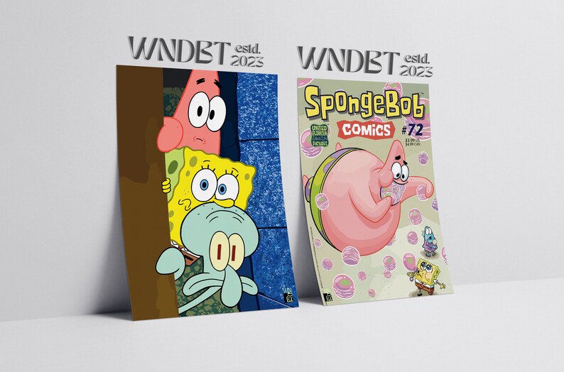 FULL HD Spongebob Poster 600 Dpi Resolution Cartoon Poster - Etsy