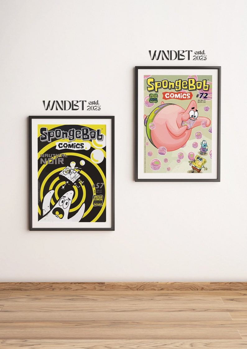 FULL HD Spongebob Posters, Four in One, Total Package, 600 Dpi ...