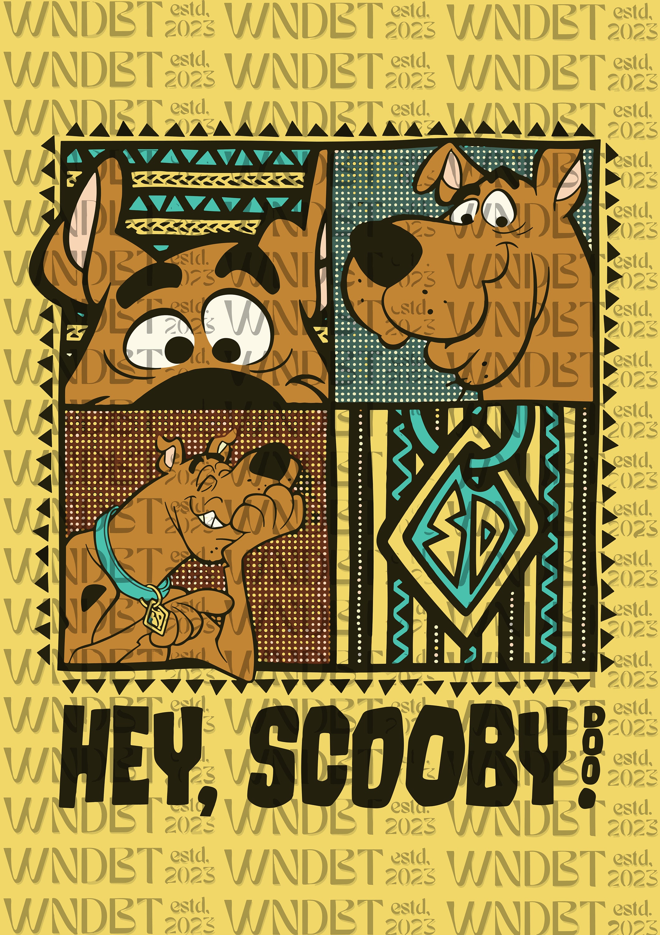 FULL HD Scooby-doo Poster, 600 Dpi Resolution, Cartoon Poster, Hand ...