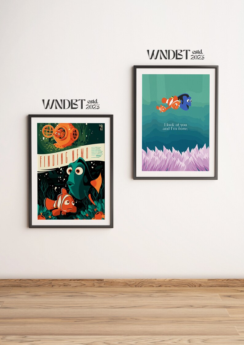 FULL HD Finding Nemo Poster, 600 Dpi Resolution, Hand-drawn, Home Decor ...