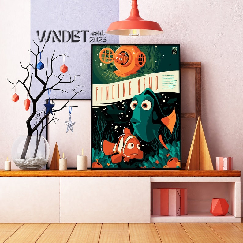 FULL HD Finding Nemo Poster, 600 Dpi Resolution, Hand-drawn, Home Decor ...