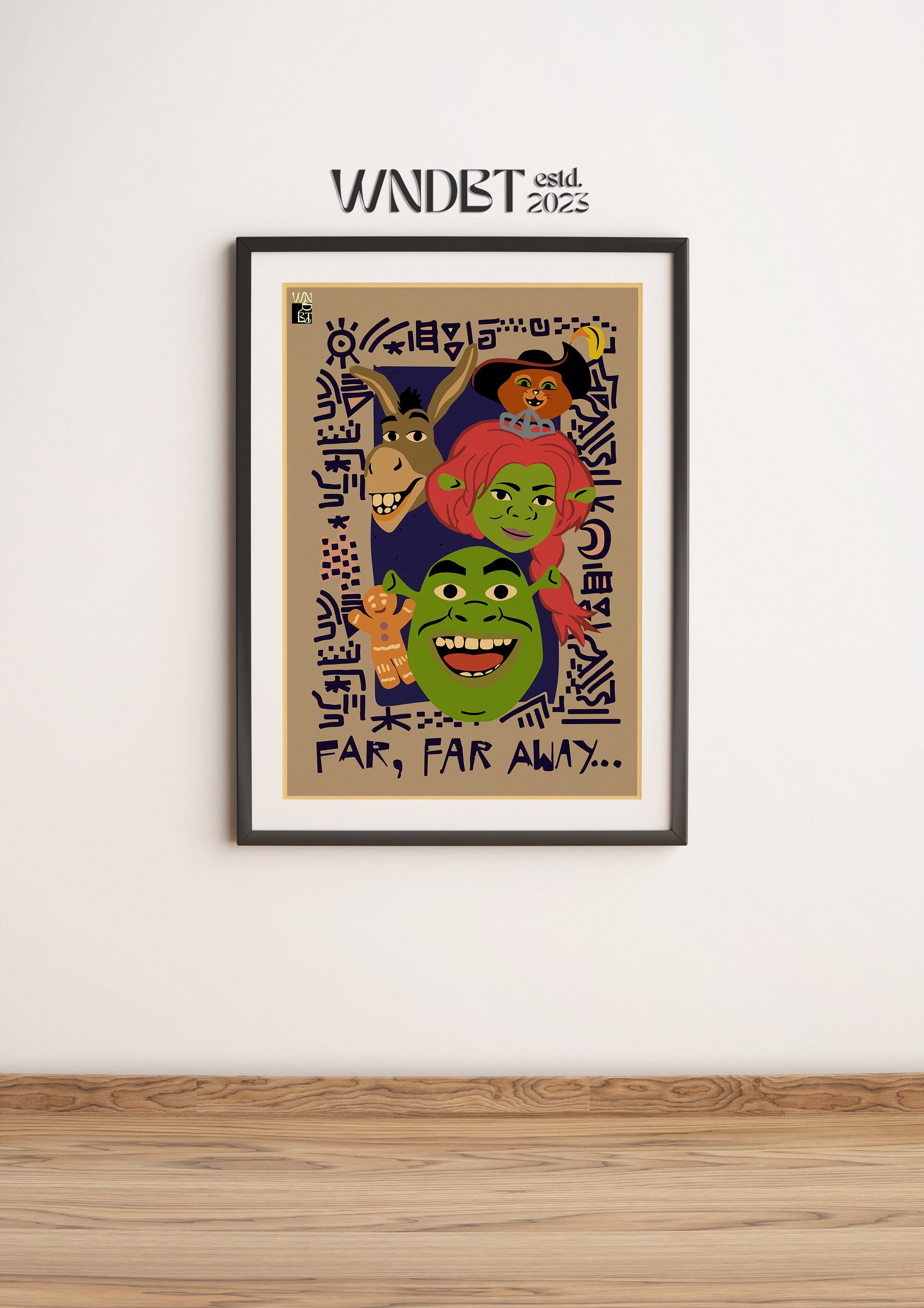 FULL HD Shrek Posters, Four in One, Total Package, 600 Dpi Resolution ...