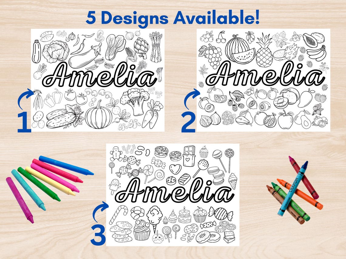 Customizable Coloring Pages for Kids Personalized Coloring Pages for ...
