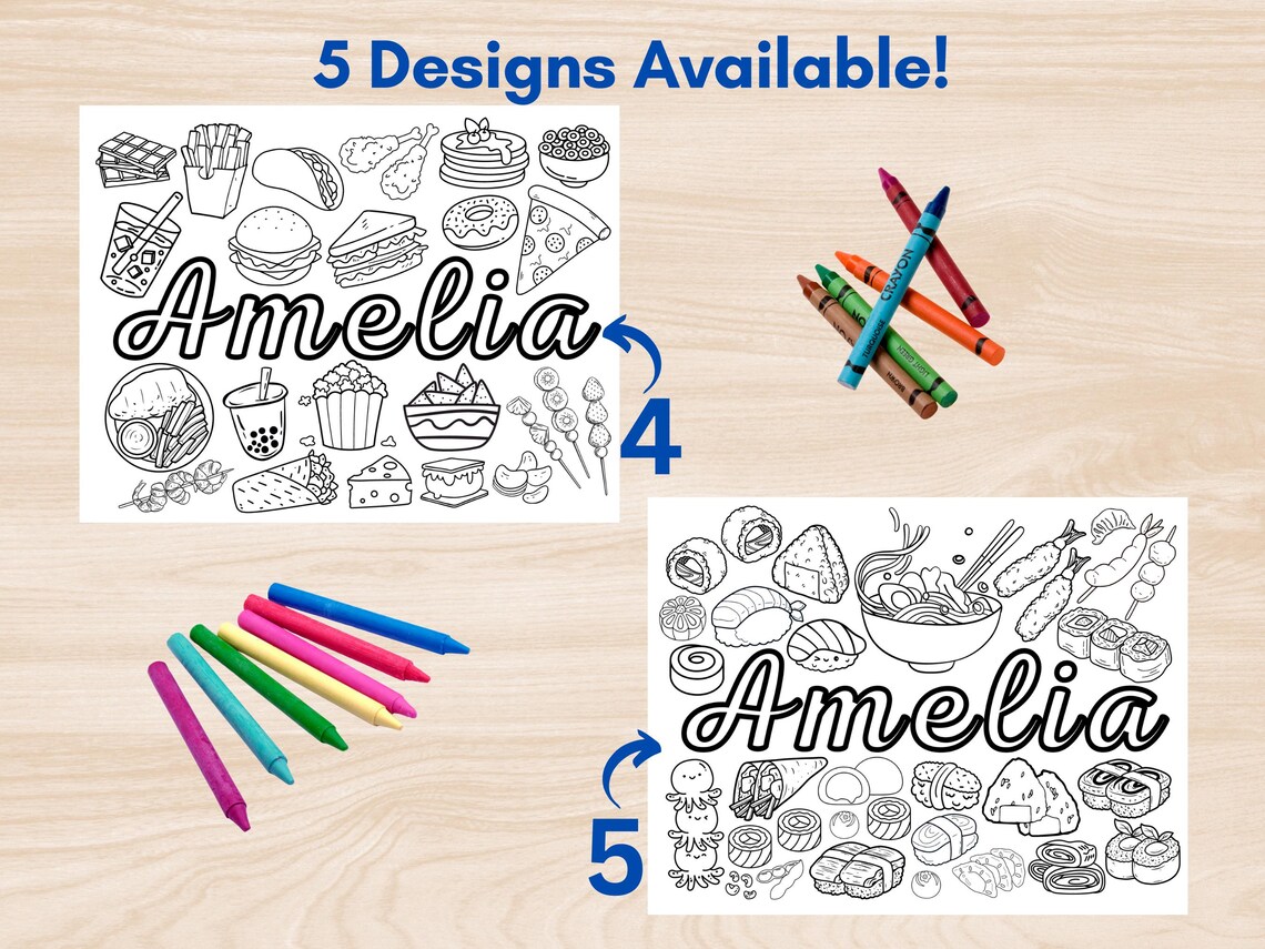 Customizable Coloring Pages for Kids Personalized Coloring Pages for ...
