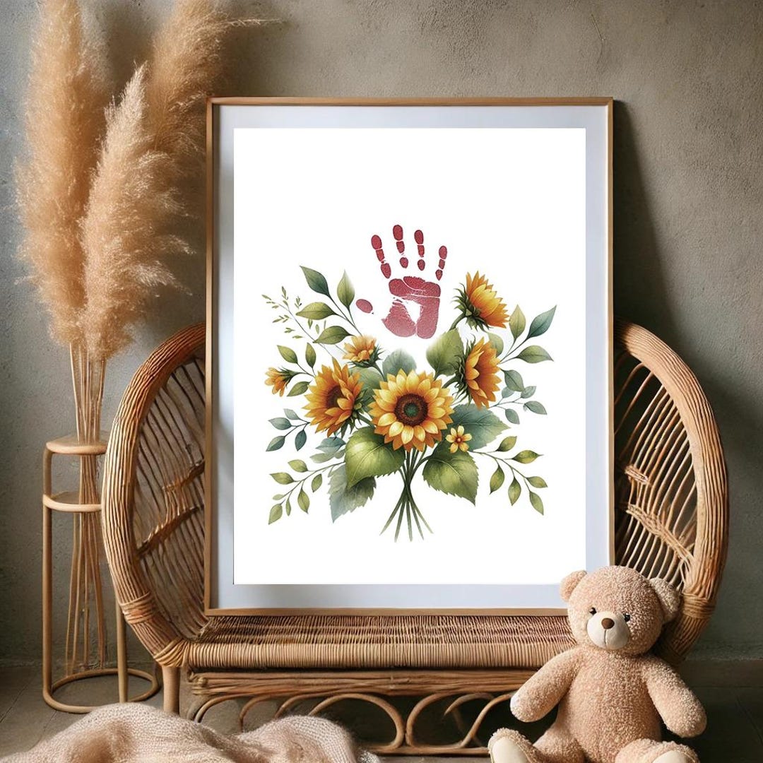 Gift Handprint and Footprint Children Gift L Handprint Baby I Mother's ...
