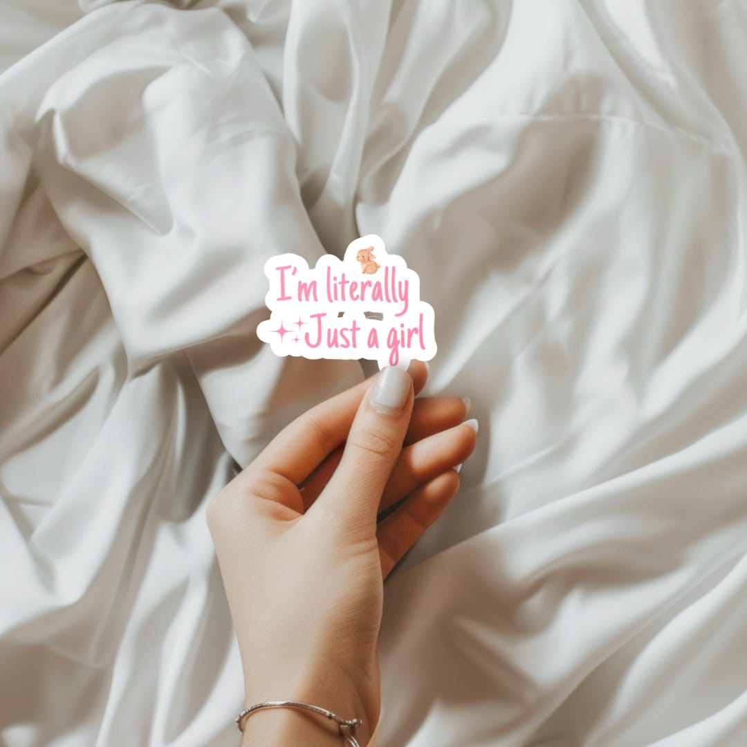 Coquette Bow Stickers, Girly Laptop Decals, Motivational Quote Stickers ...