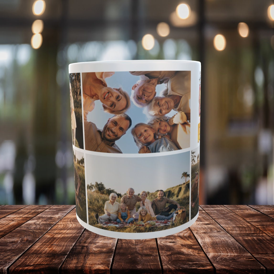 Personalised Photo Mug, Custom Photo and Text Mug, Bespoke Mug ...