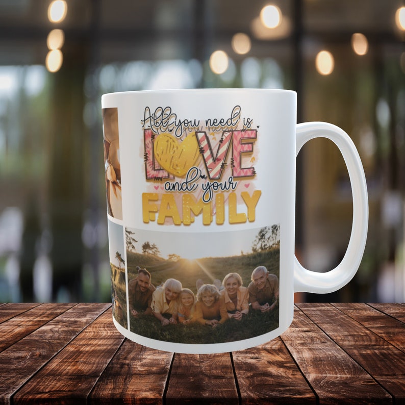 Personalised Photo Mug, Custom Photo and Text Mug, Bespoke Mug ...