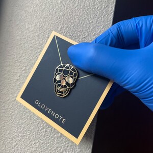 Skull Anatomy Enamel Lapel Pin and Magnet - Multicolored, Black or Grey ...