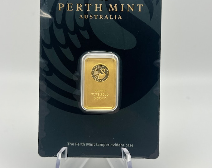 Perth Mint 5g Gold Bar - Etsy