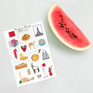 Bahrain Sticker Sheet A5 - Etsy