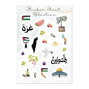 Türkiye Sticker Sheet A5 - Etsy