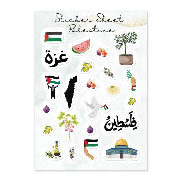 Türkiye Sticker Sheet A5 - Etsy