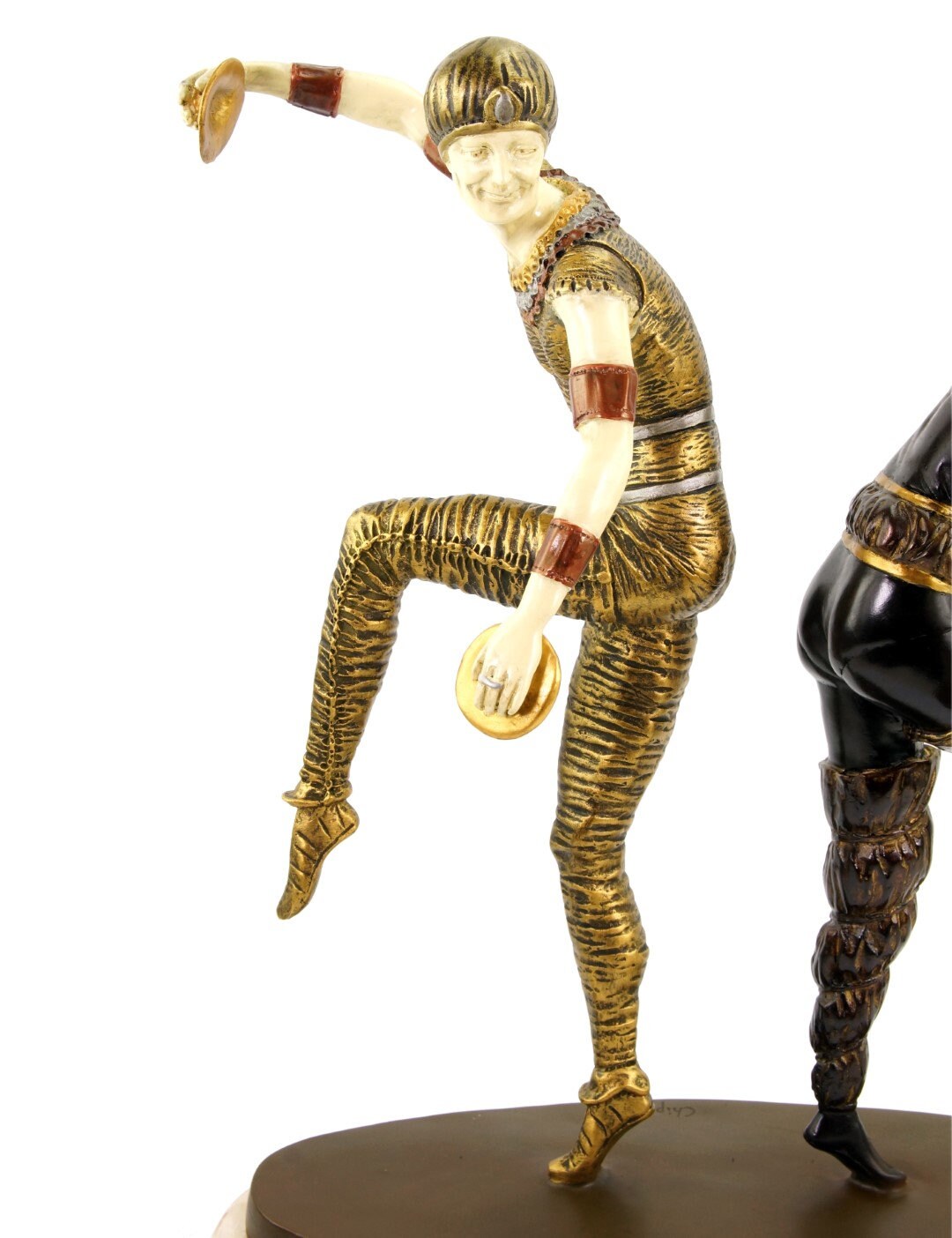 Art Deco Bronze Sculpture Harlequin Dancer Signed Chiparus - Etsy