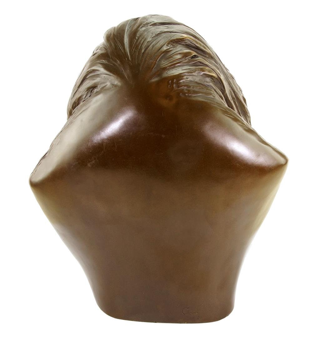 Huge Borneo Orangutan Bronze Bust Large Monkey Head Limited Animal ...