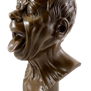 Study Head With Tongue Stuck Out Franz Xaver Messerschmidt Bronze Head ...