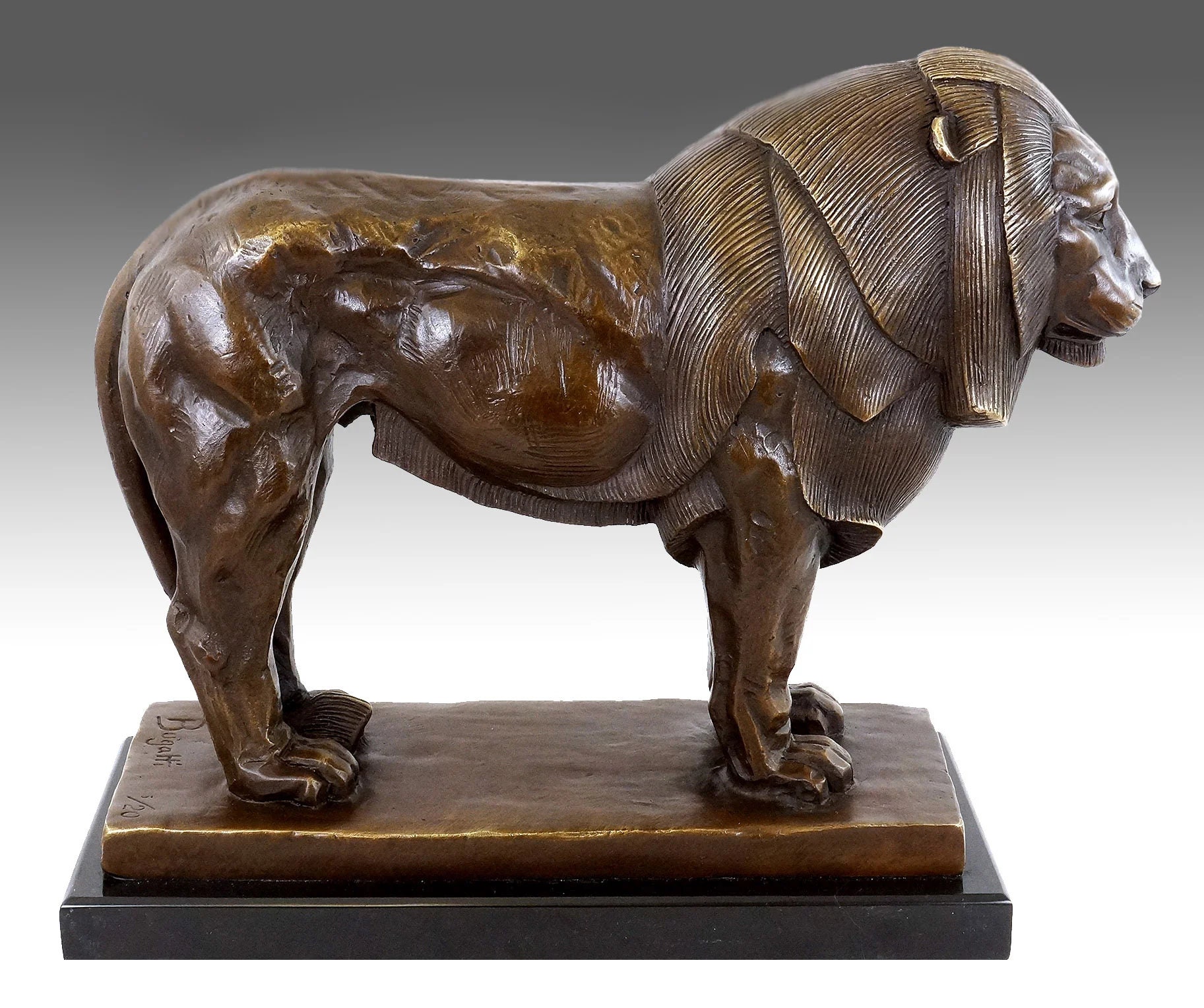 Lion Sculpture Rembrandt Bugatti Animal Bronze Wildlife Animal Africa ...