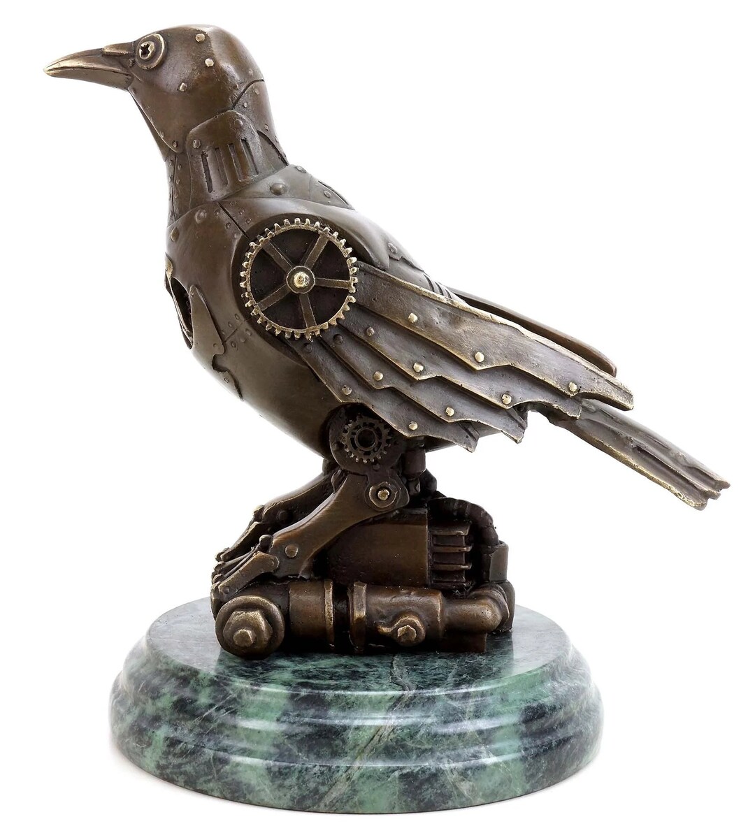 Steampunk Figure Bird Bronze Figure Modern Art Martin Klein German ...
