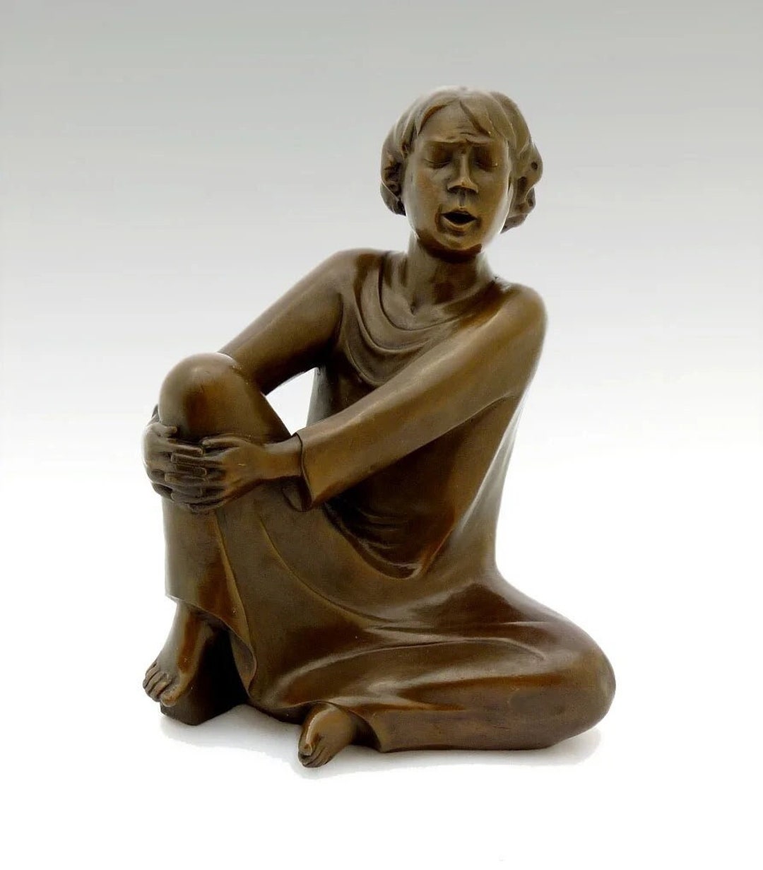 The Singing Man Ernst Barlach Bronze 1928 Sculpture Statue Modern ...