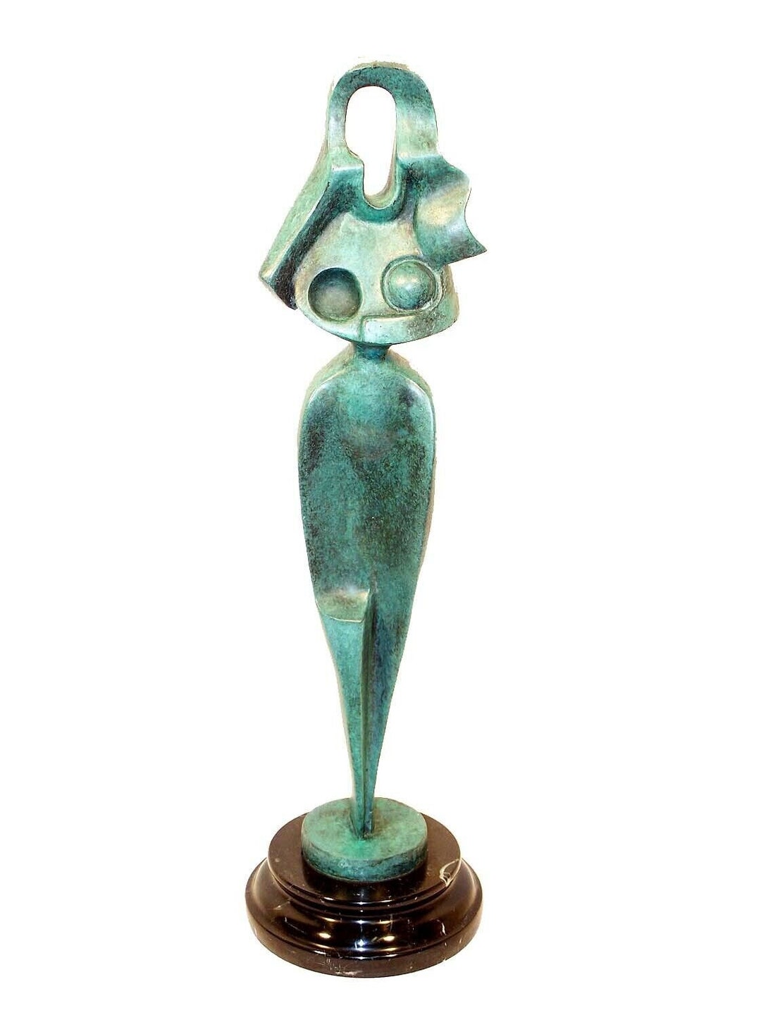 Cubism Bronze Sculpture Standing Woman Alexander Archipenko Signed ...