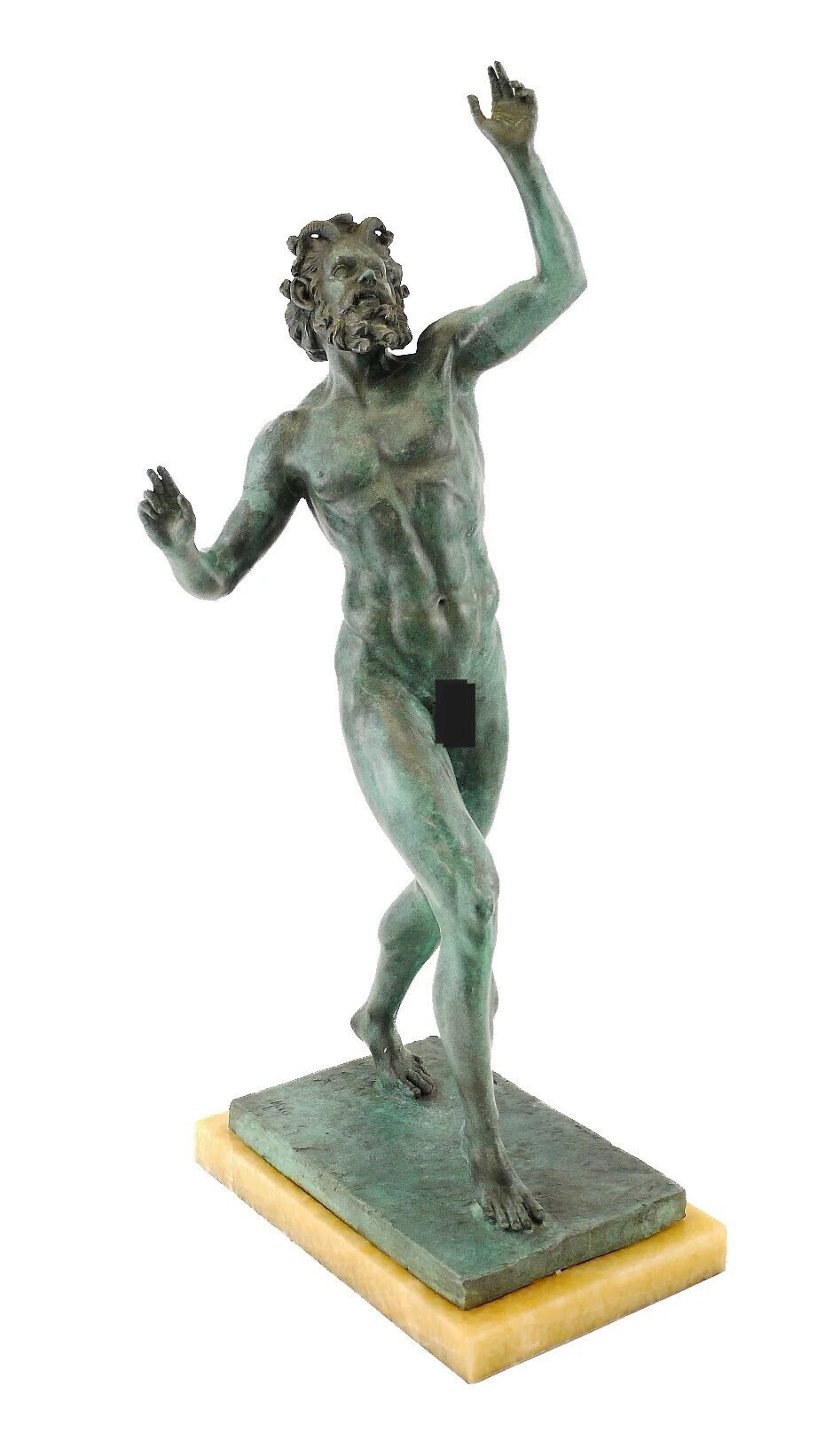 Faun Made of Bronze Fauno Danzante From Pompeii Signed Milo Satyr ...