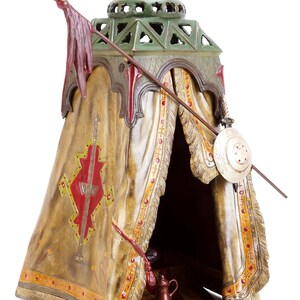 Arabic Vienna Bronze Bedouin Tent Oriental Figure 1001 Nights Statue ...