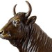 Animal Bronze Bull / Taurus Sculpture Signed Bonheur Farm Decoration ...