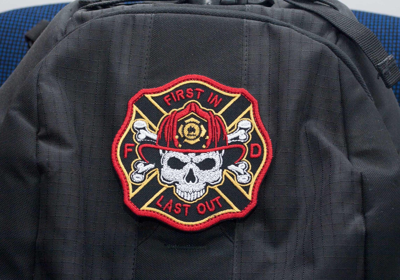 Firefighter Iron-on Patch Collection – Set of 6 Bold Embroidered ...