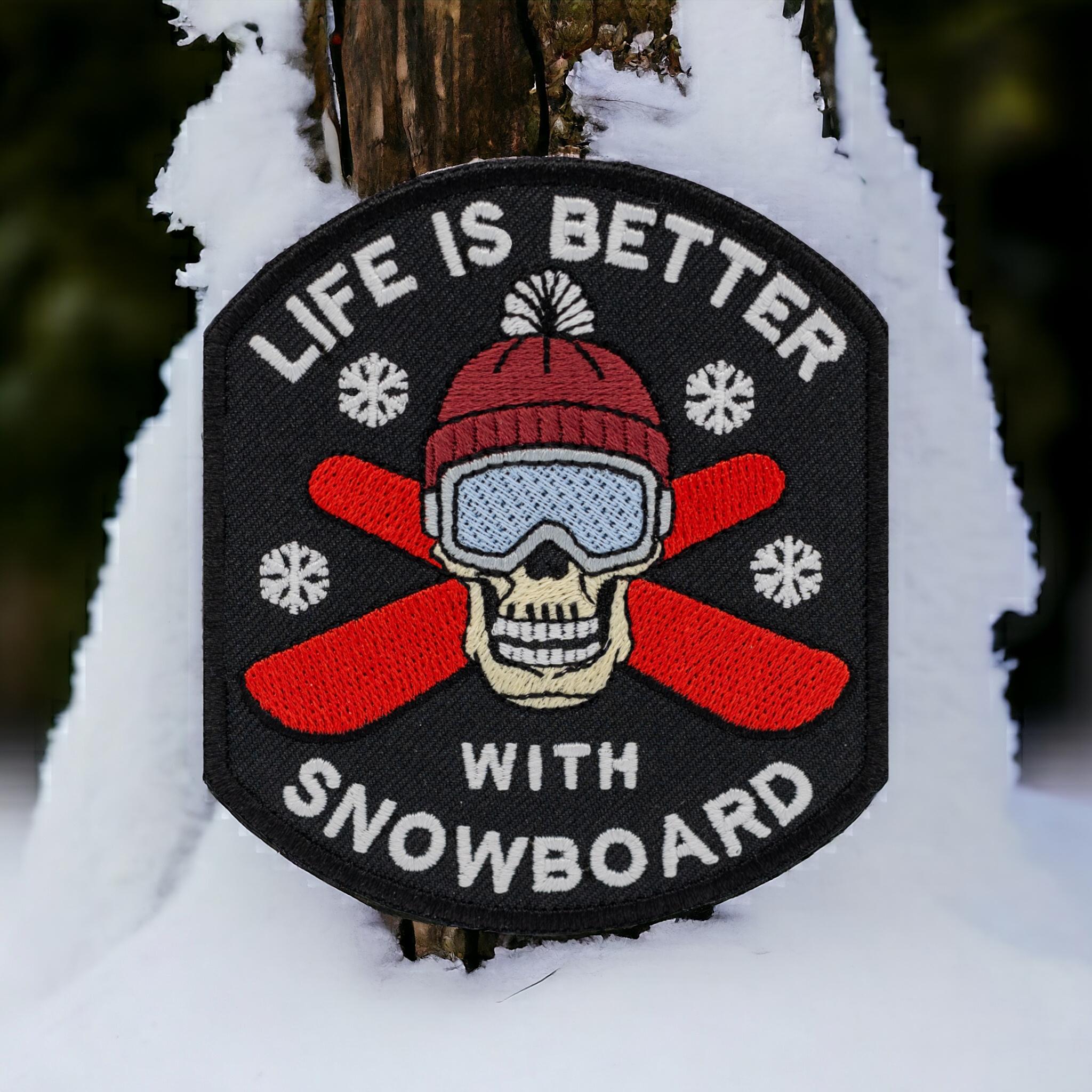 Winter Sports Patch Bundle – Ski or Die, Life is Better on the Slopes ...