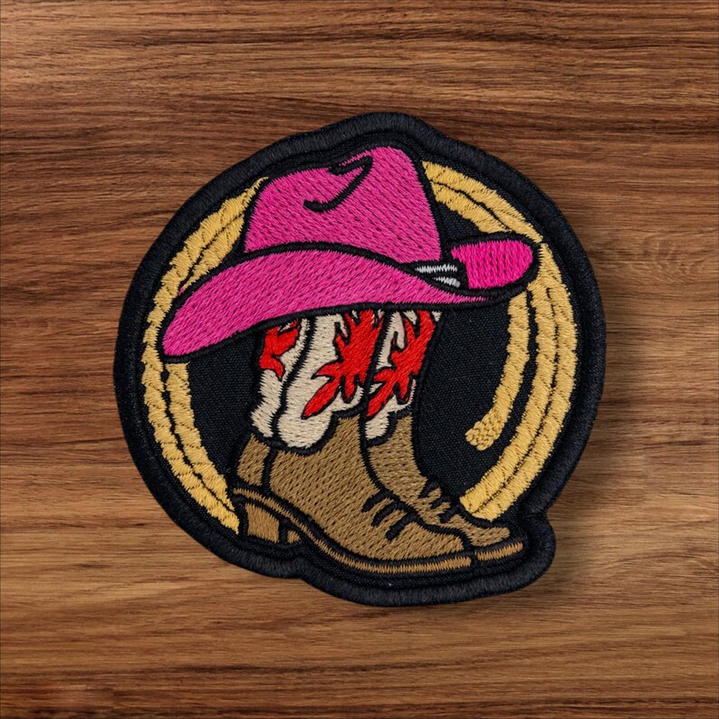 Western Rodeo Patch Set – Skeleton Cowboy, Rodeo Mom, Cowgirl Boots ...