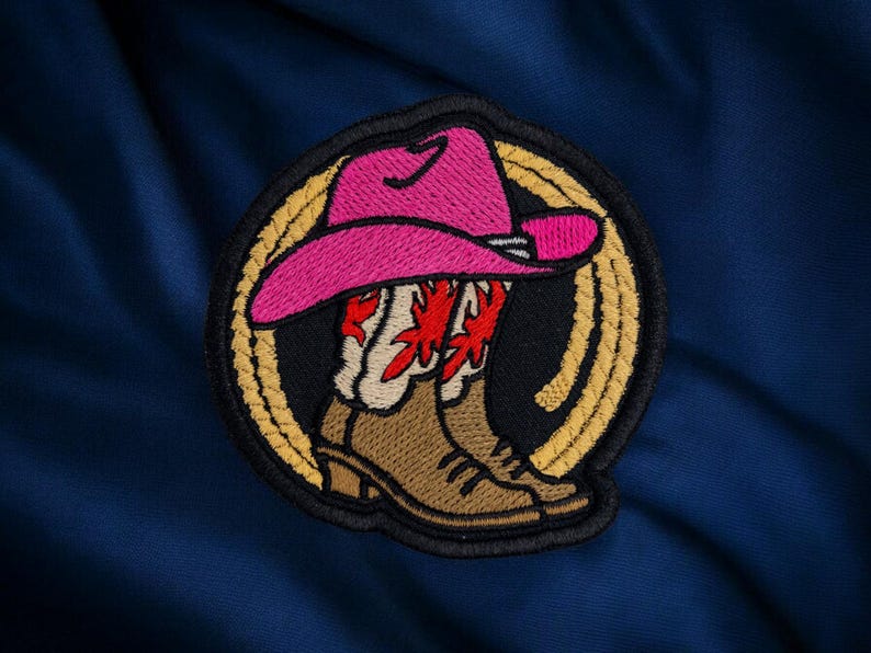Western Rodeo Patch Set – Skeleton Cowboy, Rodeo Mom, Cowgirl Boots ...