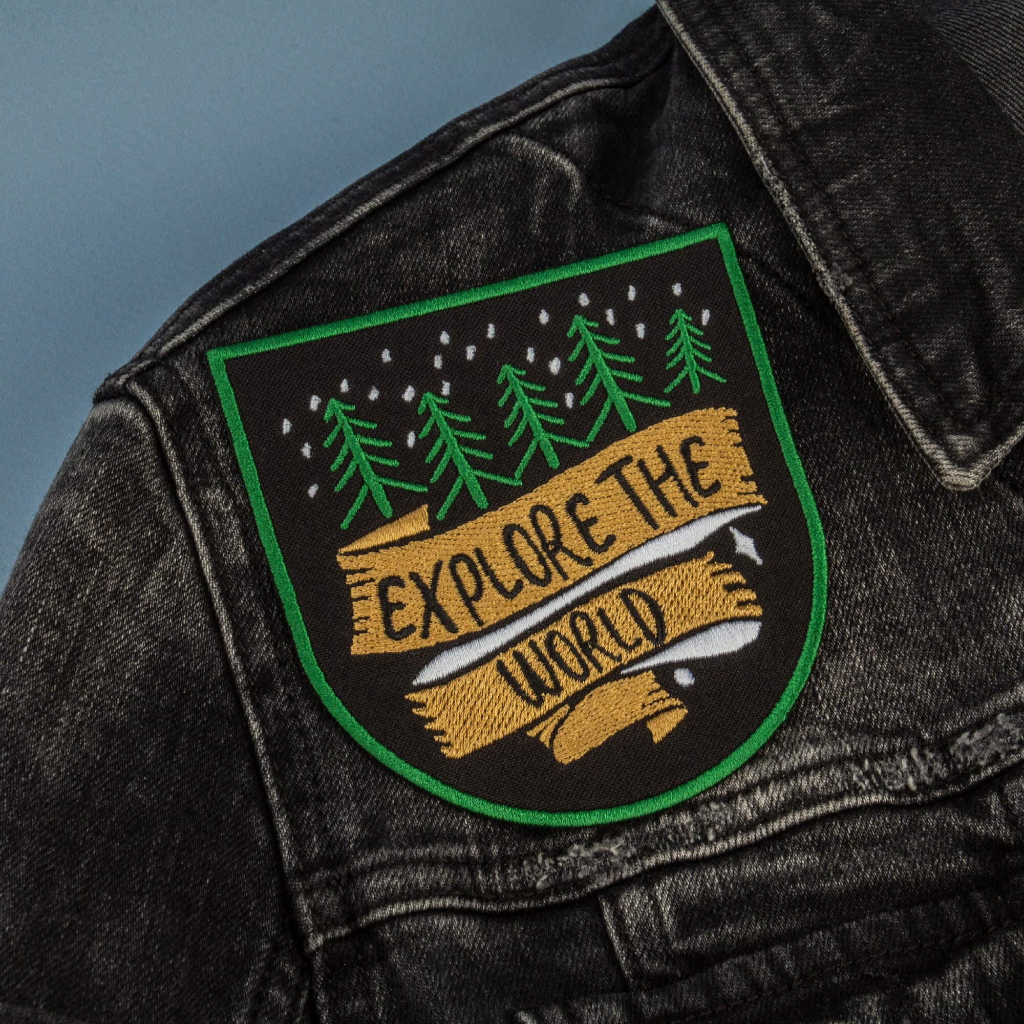 Explore the World Travel Patch - Embroidered Applique for Camping ...