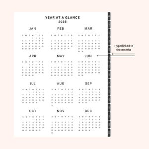 2025 Digital Planner, Digital Goodnotes Planner, Planner, Hyperlinked ...