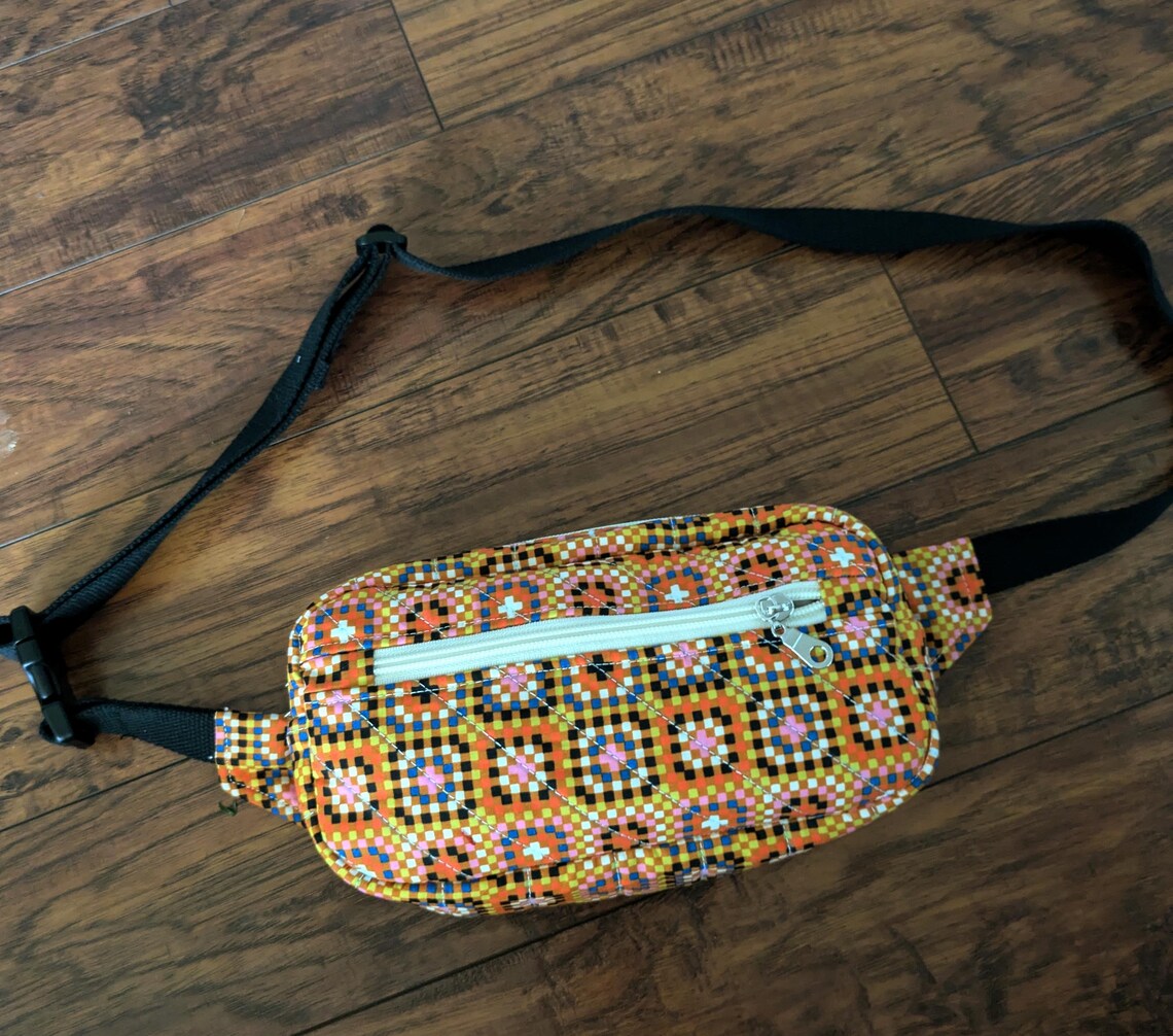 Pixel Art Crossbody Belt Bag - Etsy