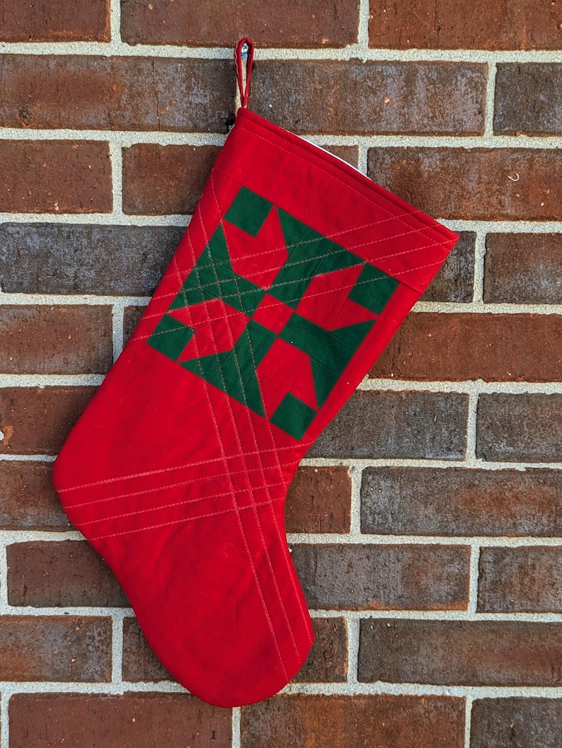 Quilted Christmas Stockings - Etsy
