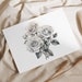 Silver Floral PNG Transparent Background,watercolor Clipart Bouquets ...