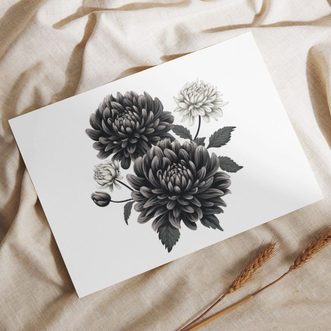 Black Floral PNG Transparent Background,watercolor Clipart Bouquets ...