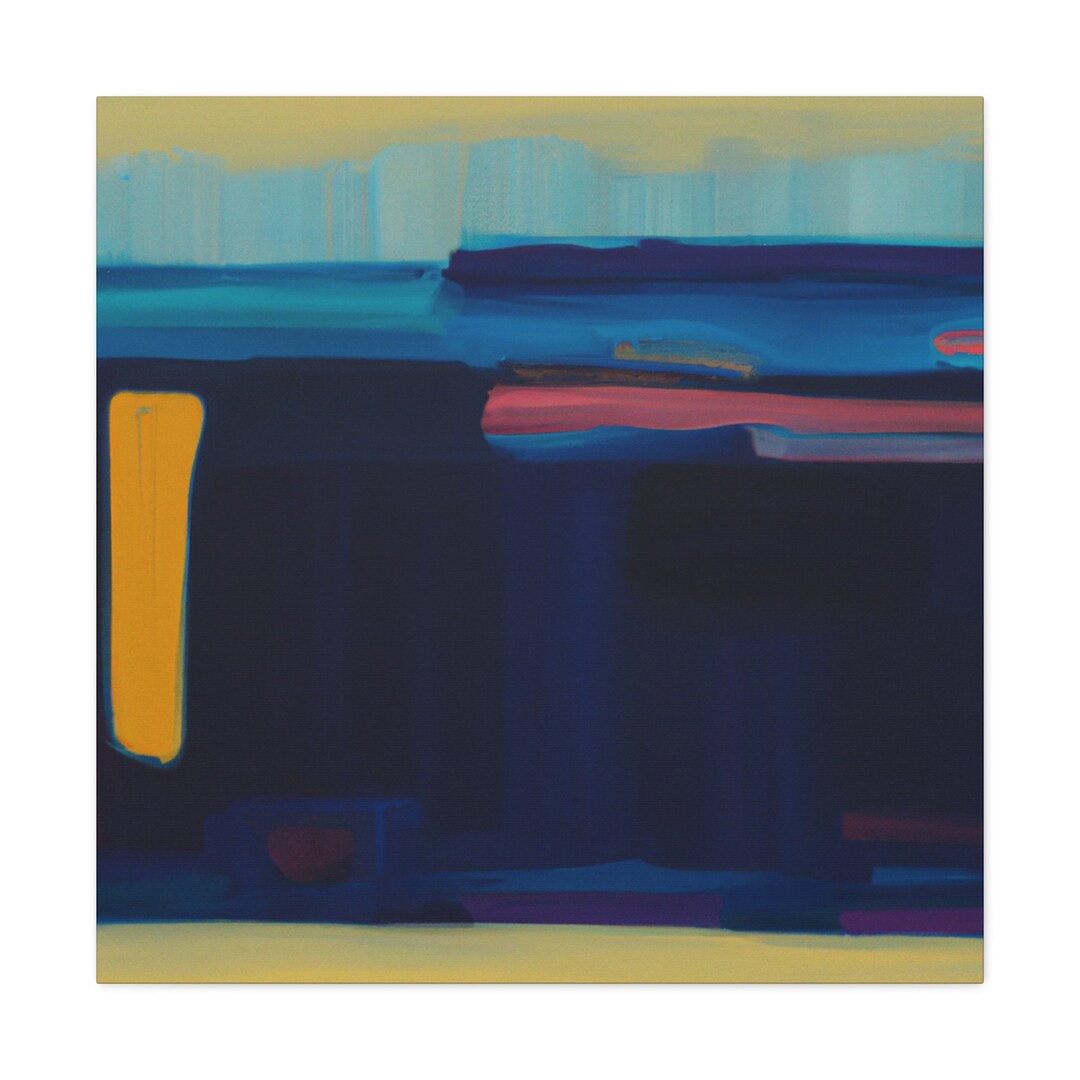 Colorful Abyss Canvas - Etsy