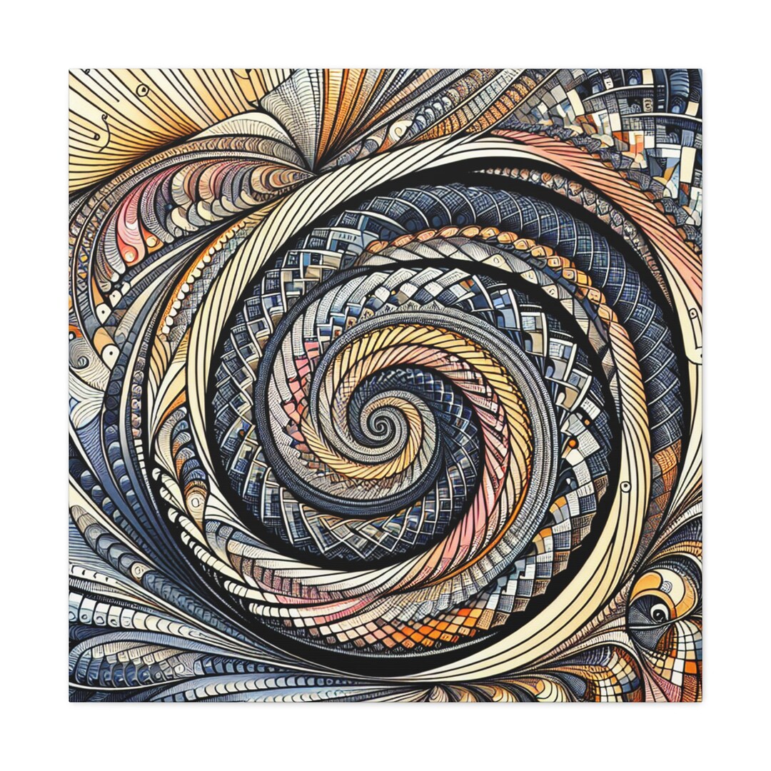 Infinite Labyrinth Canvas - Etsy