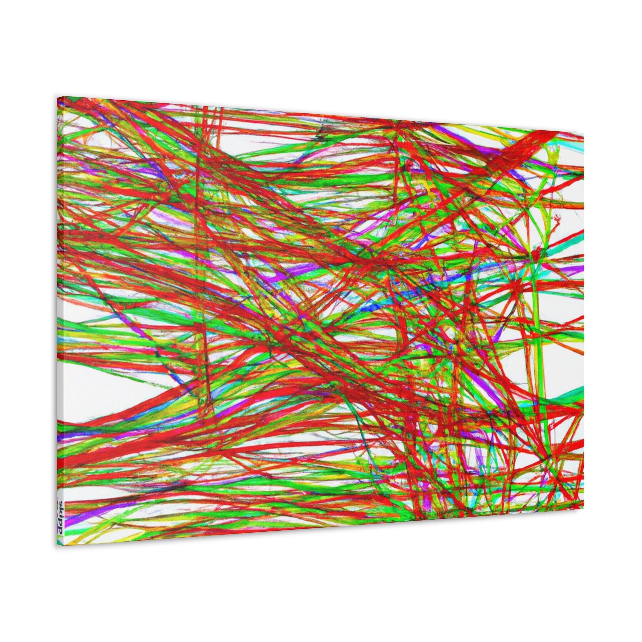 Chromatic Entanglement Canvas - Etsy