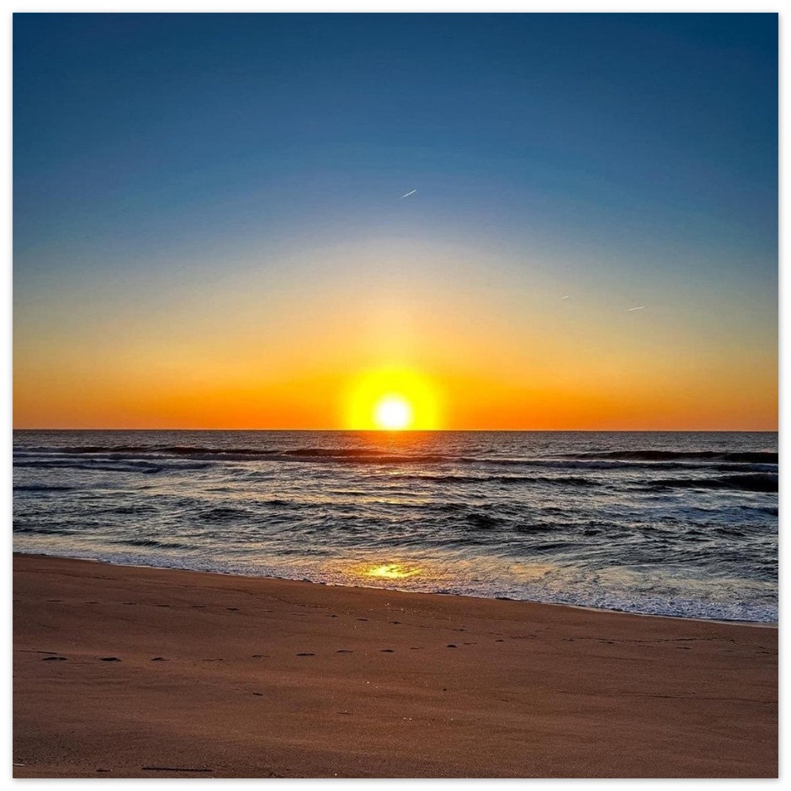 Sunset, Sea & Sand Aluminum Print - Etsy