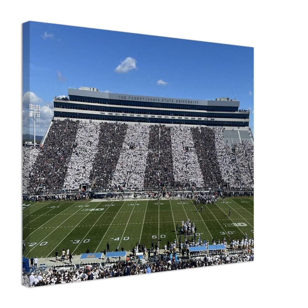 Penn State Game Day Canvas - Etsy