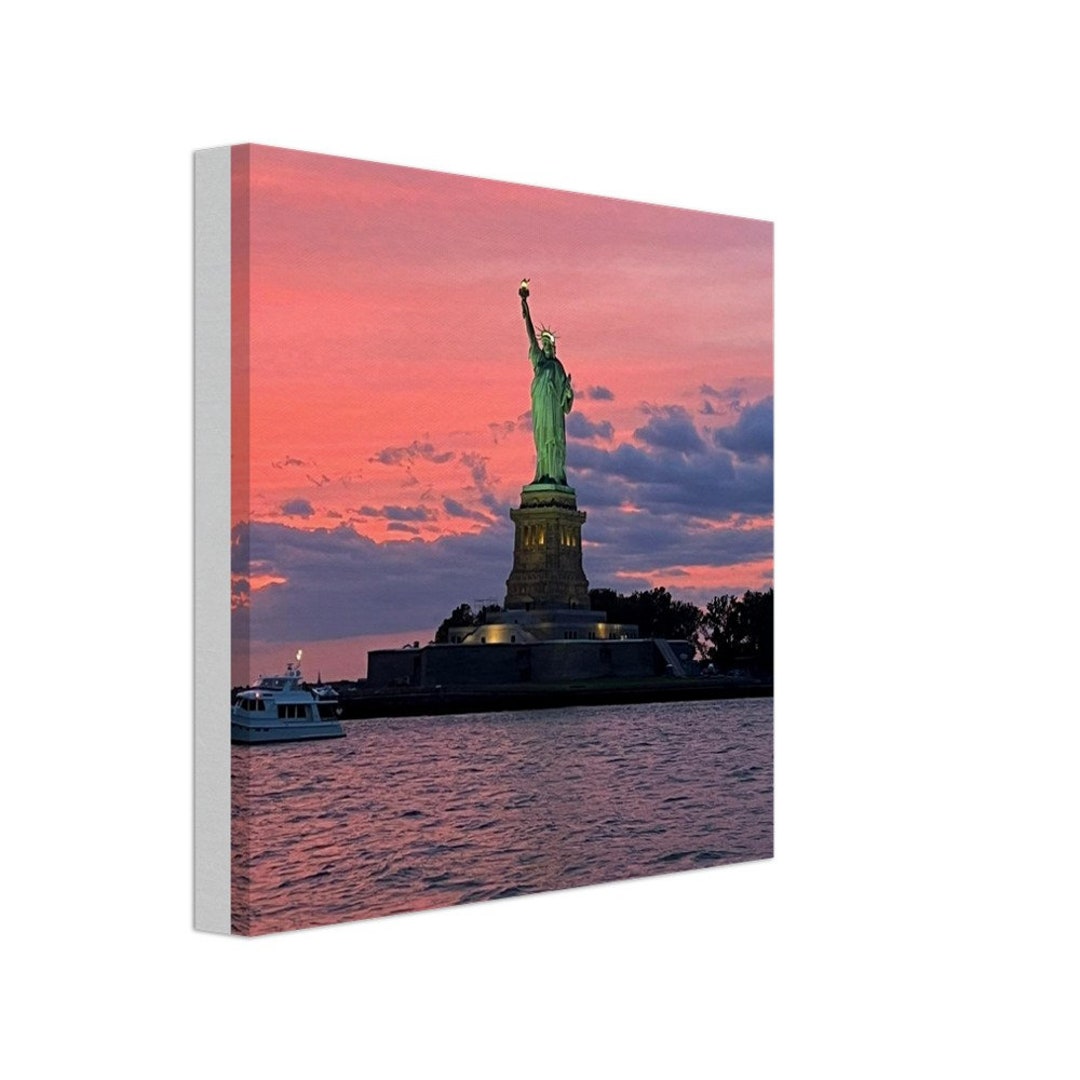 Lady Liberty Canvas Print, Statue of Liberty Wall Art - Etsy