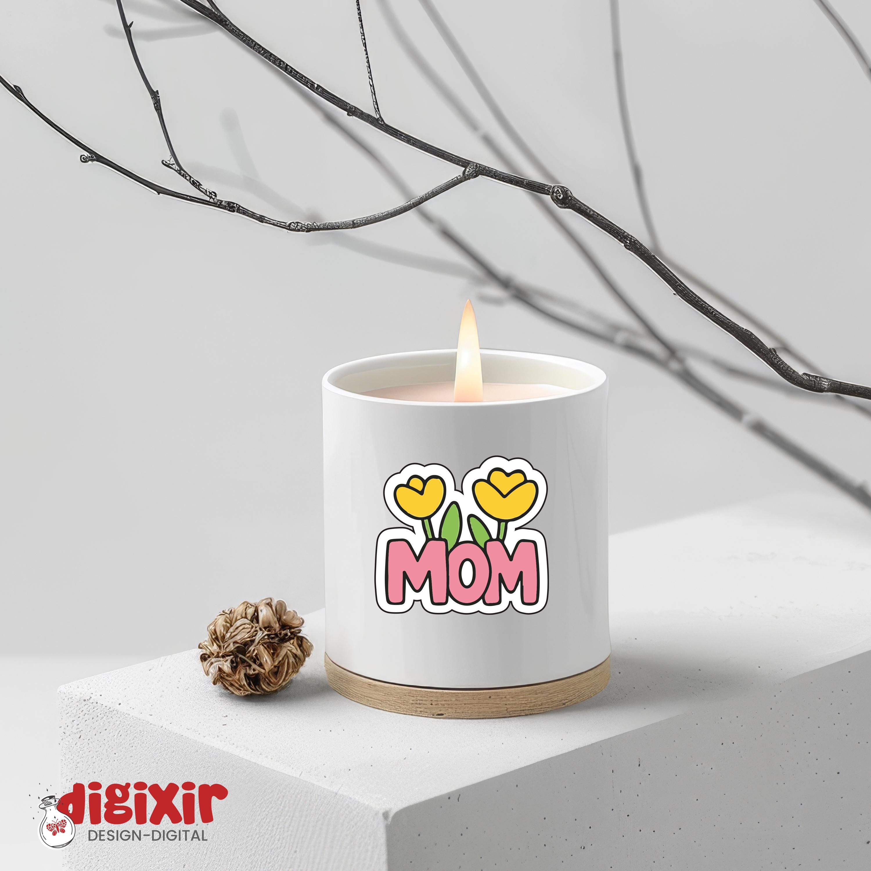 Mother's Day Sticker Bundle - 14 Cute PNG Designs - Printable Mom ...