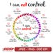 What I Can & Can’t Control Circle Chart – Mental Health Awareness ...