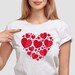 Heart Shape Made of Multiple Red Hearts – Romantic Valentine’s Day ...