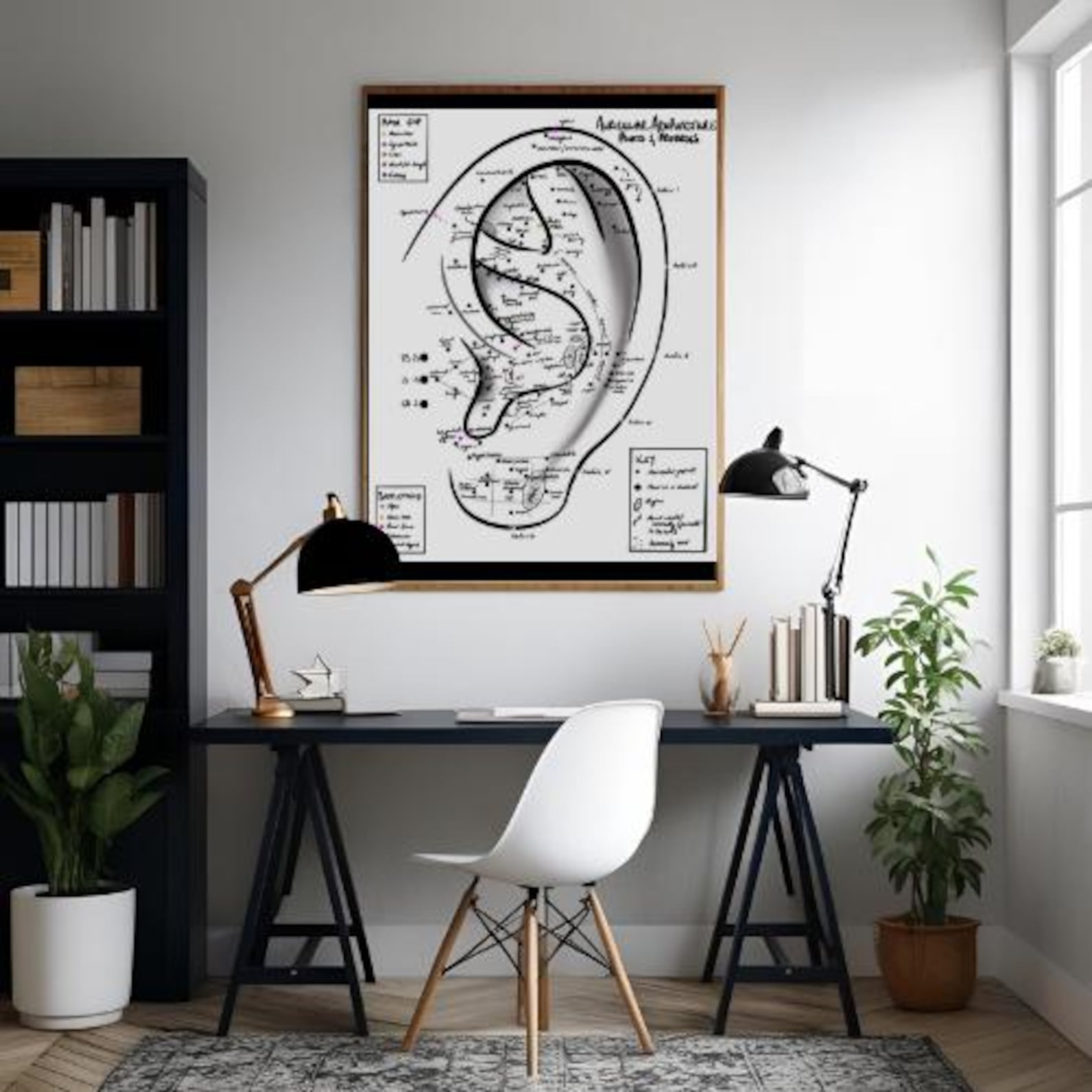 Auricular Acupuncture Chart (digital Download) - Etsy Canada