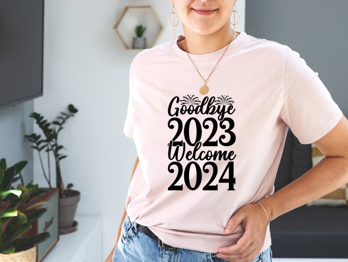 Goodbye 2023 Welcome 2024 Svg, Goodbye 2023 Welcome 2024 Png, Goodbye ...