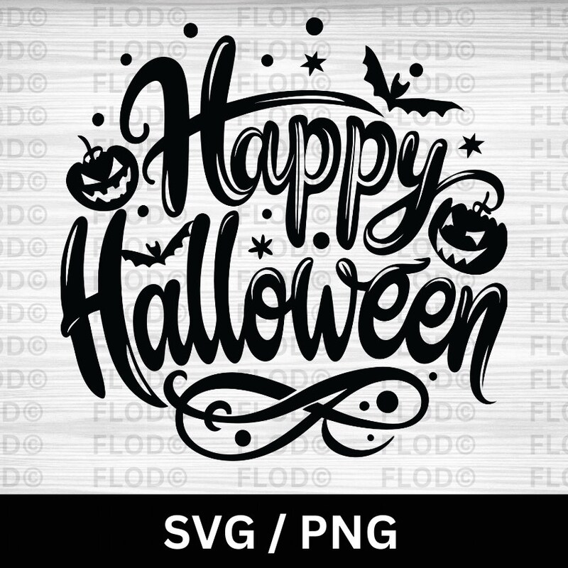 Happy Halloween Svg - Etsy
