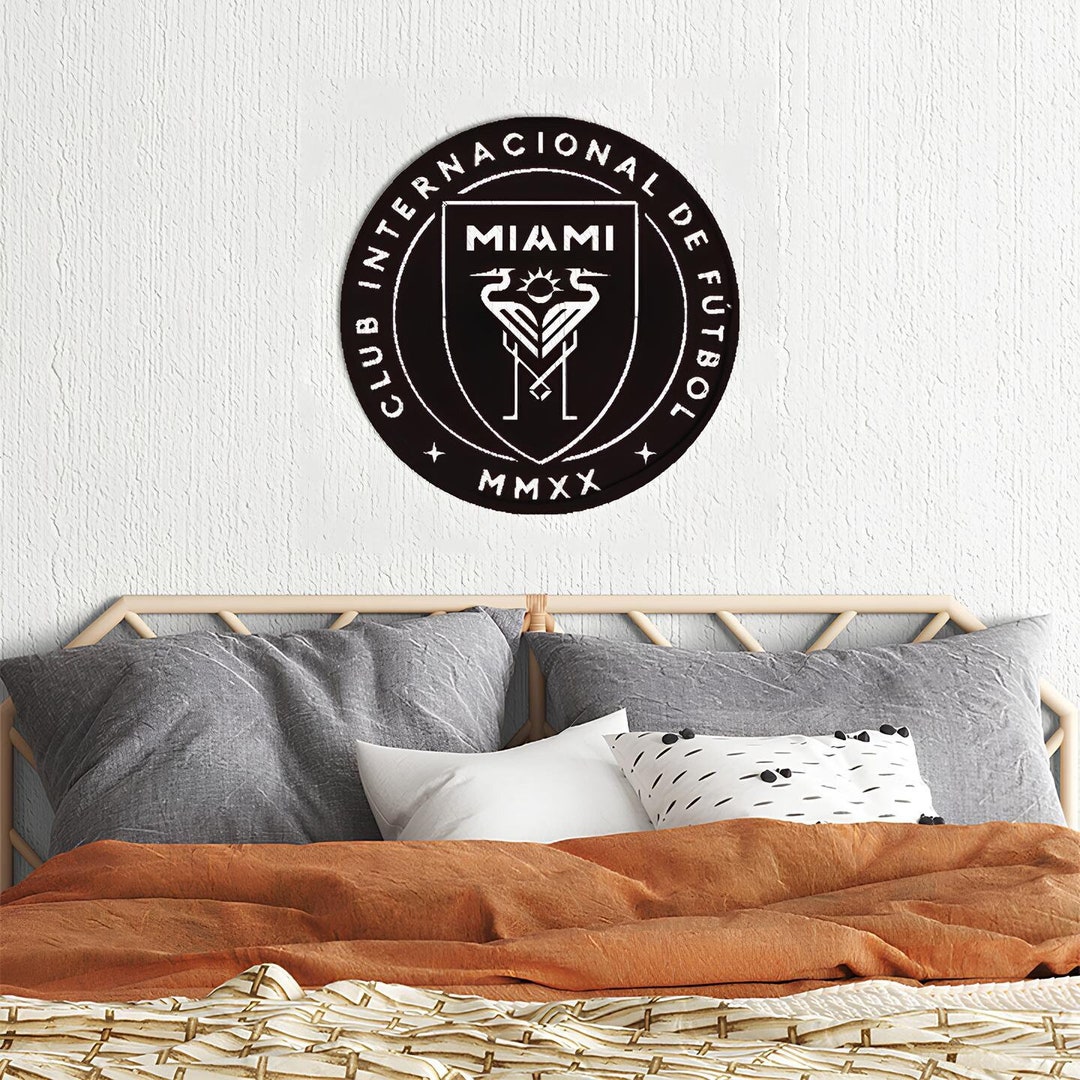 Inter Miami CF Wall Decor Club Internacional De Fútbol Miami - Etsy